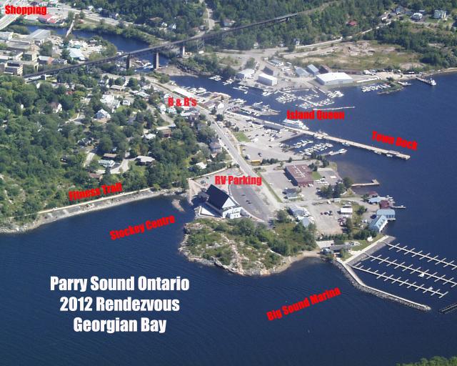 2012 Rendezvous, Parry Sound, Ont. | The Great Lakes Cruising Club